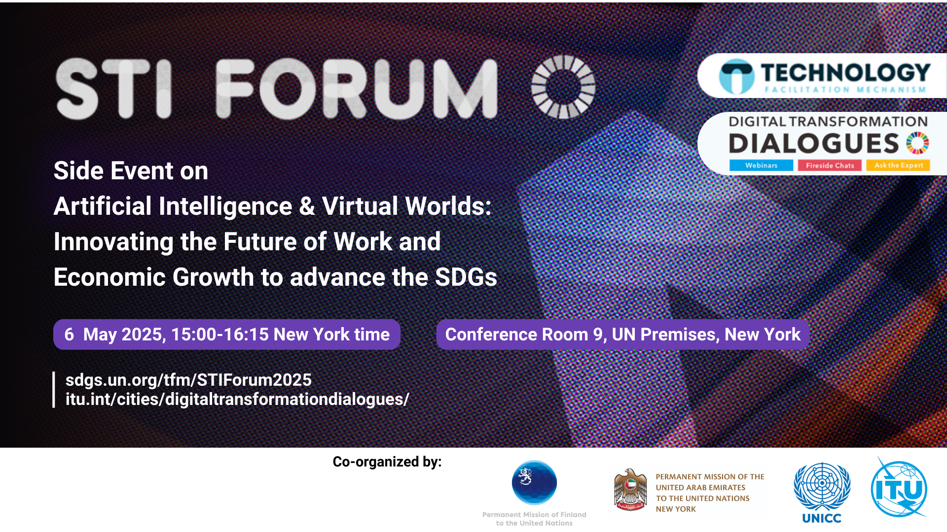 STI Forum side event on Artificial Intelligence & Virtual Worlds ...
