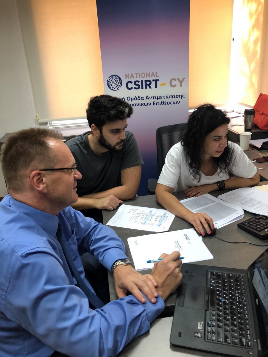 Gallery of the Implementation of CSIRT-CY