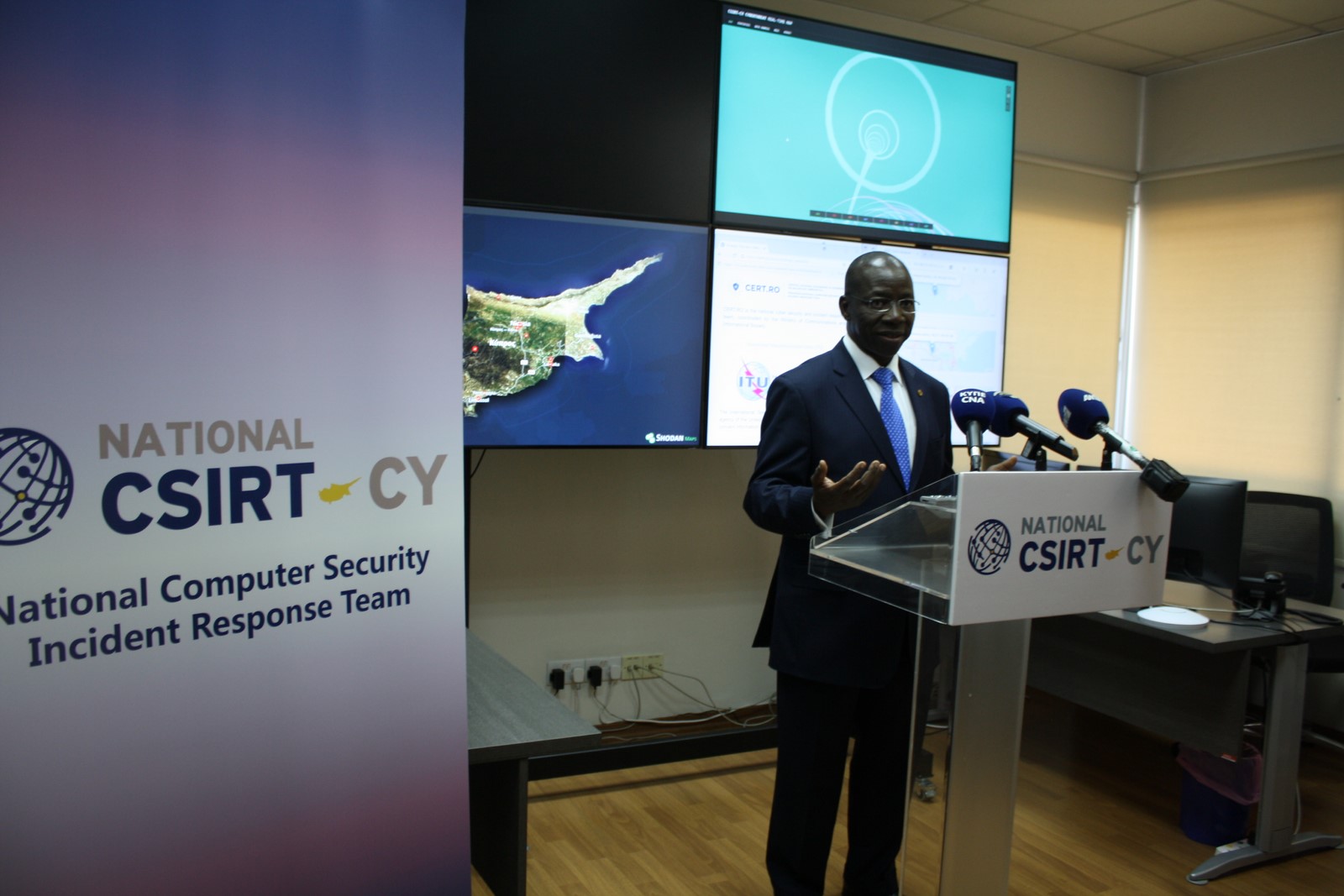 Gallery of the Public Launch of CSIRT-CY