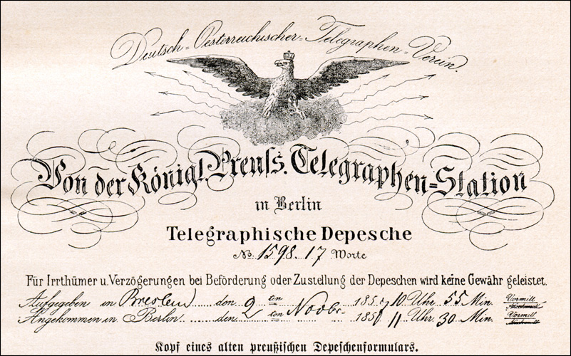 Pre-1865 International Telegraph Agreements