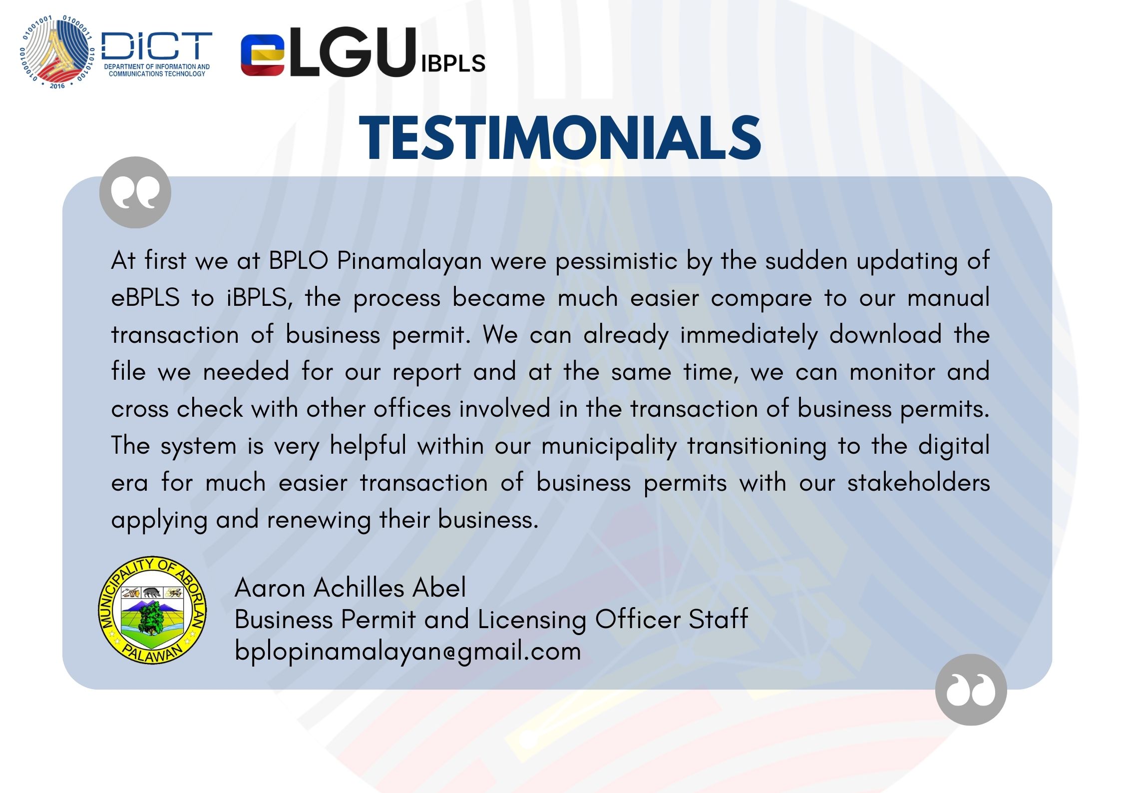 eLGU-IBPLS: Streamlining the Process of… — WSIS Prizes 2024