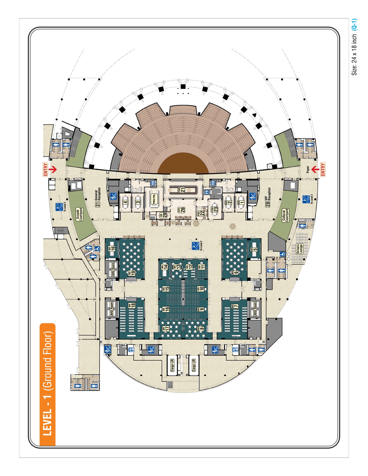 Floor Plans - Bharat Mandapam - WTSA-24